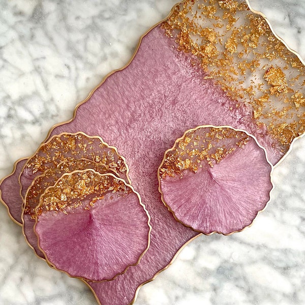 Geode Resin Tray - Etsy