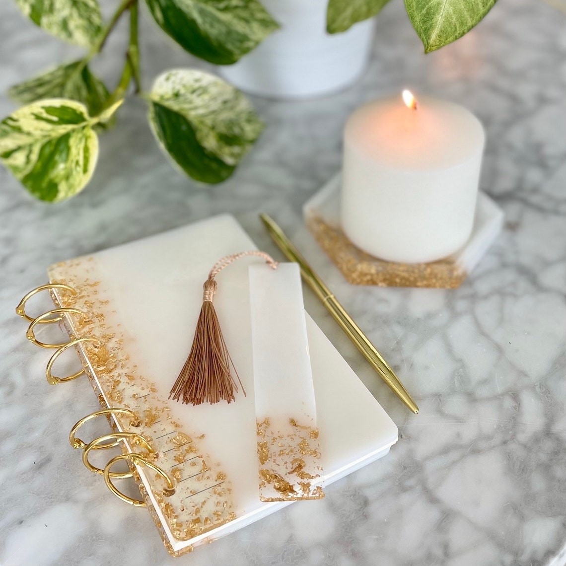 Resin Journal Gift Set Back to School Teacher Gift - Etsy