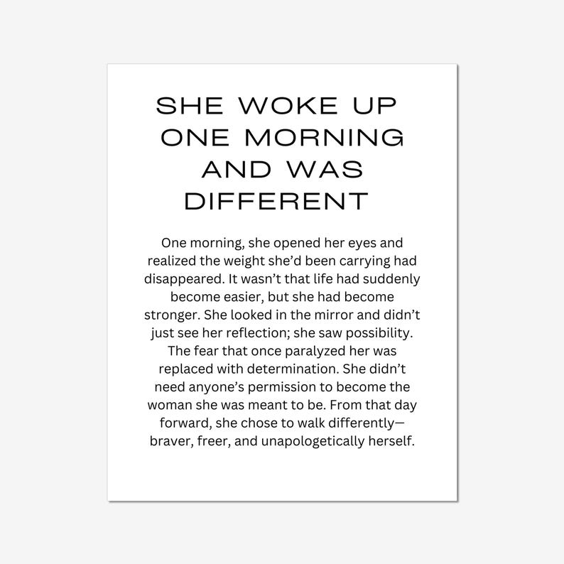 Unapologetically HER Inspirational Wall Art, Home, Living Room, Daily ...
