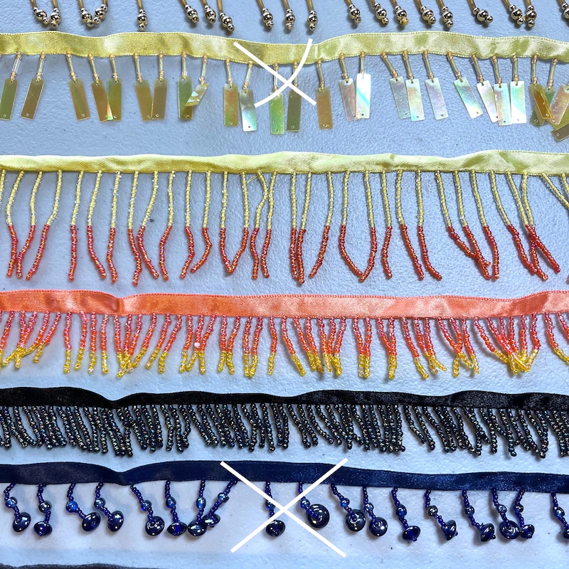 Beaded Fringe Trim - Etsy