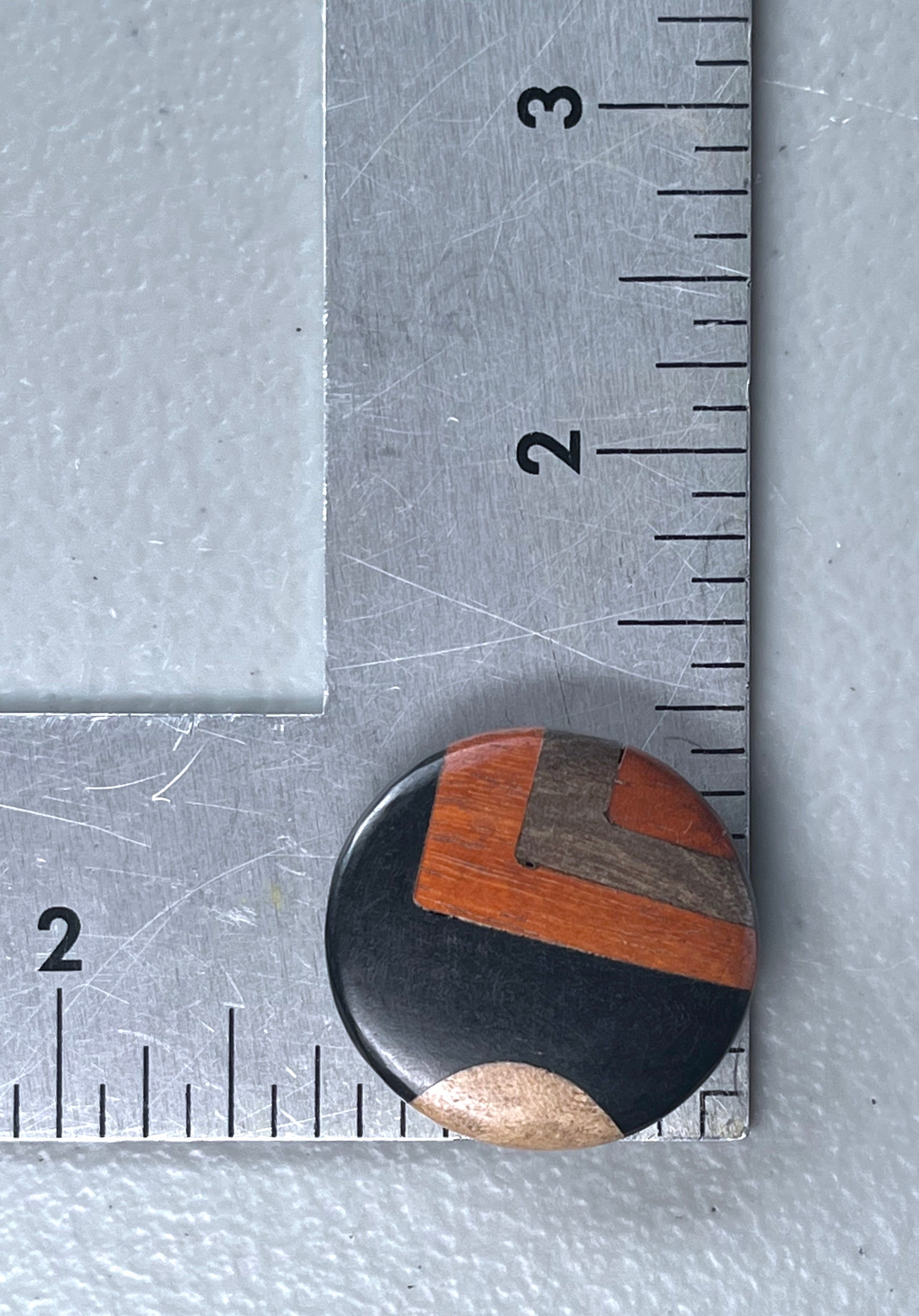 Wood Buttons Wood Inlay Buttons Natural Wood Buttons Vintage Wood ...