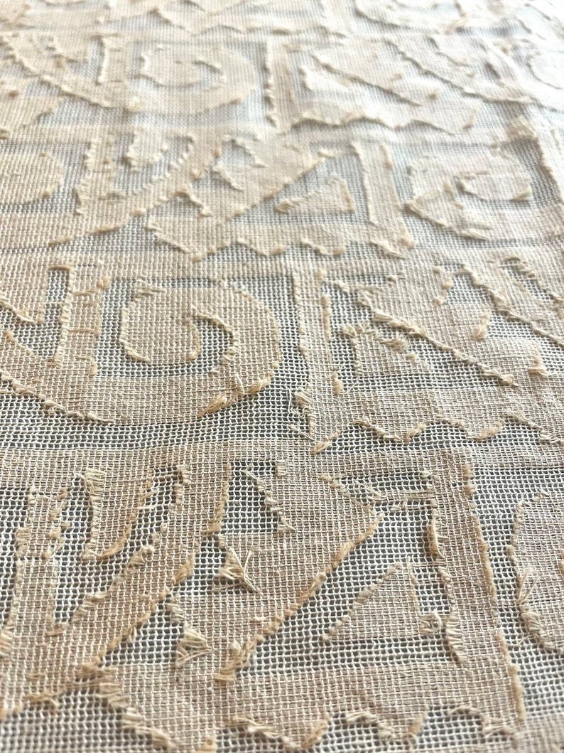 Indian Cotton Cutwork Fabric Patterned Cotton Scrim Cotton Gauze Sheer ...