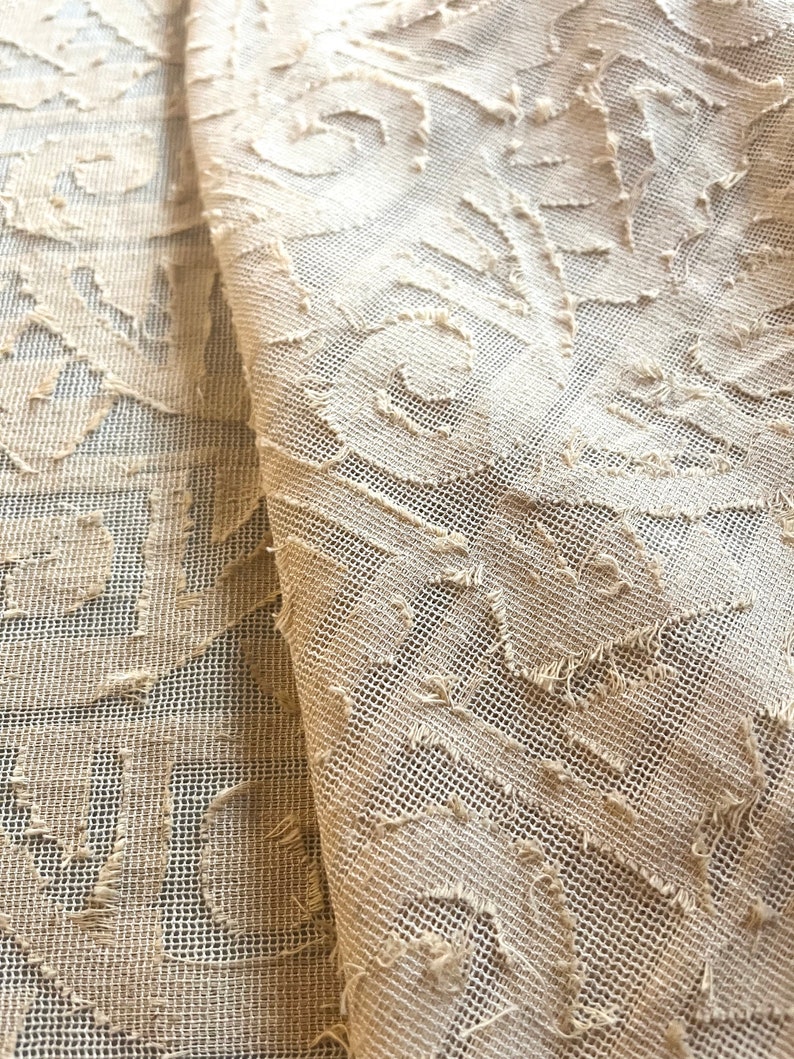 Indian Cotton Cutwork Fabric Patterned Cotton Scrim Cotton Gauze Sheer ...