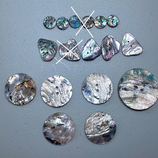 Abalone Buttons - Etsy