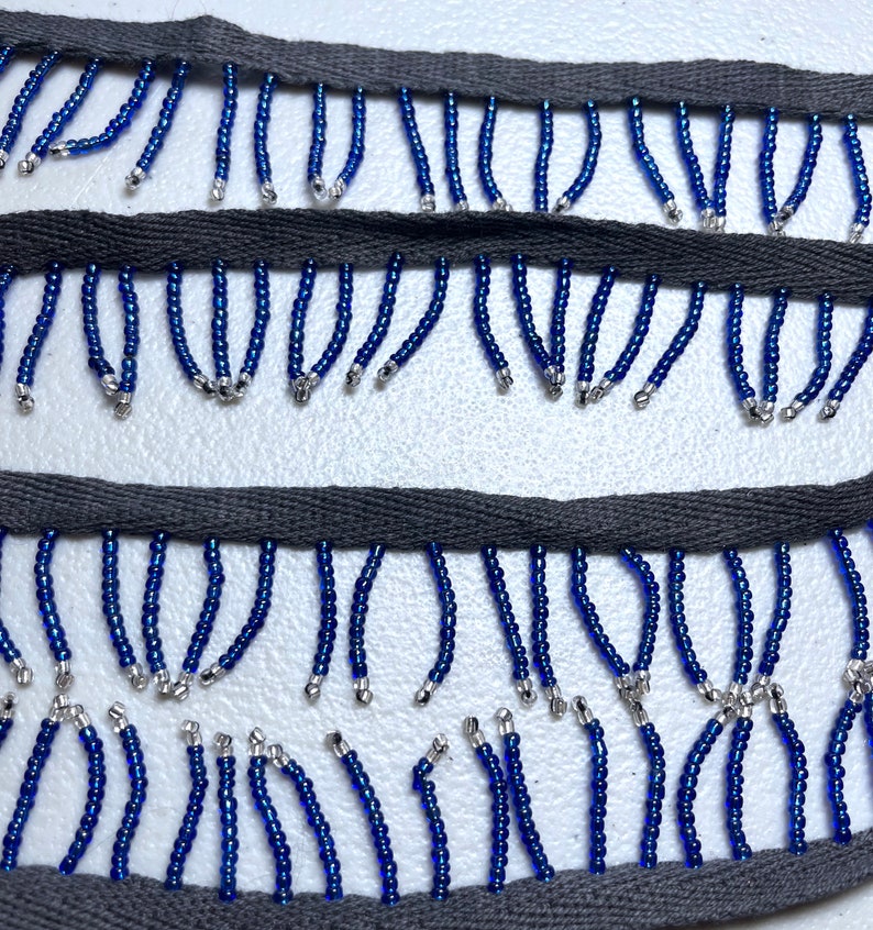 Beaded Fringe Trim Lots Seed Bead Trim Decorative Bead Trim Lampshade ...