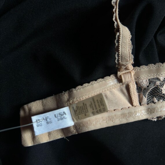 True Vintage 90s La Perla Lace Balconette Bra in Blus… - Gem