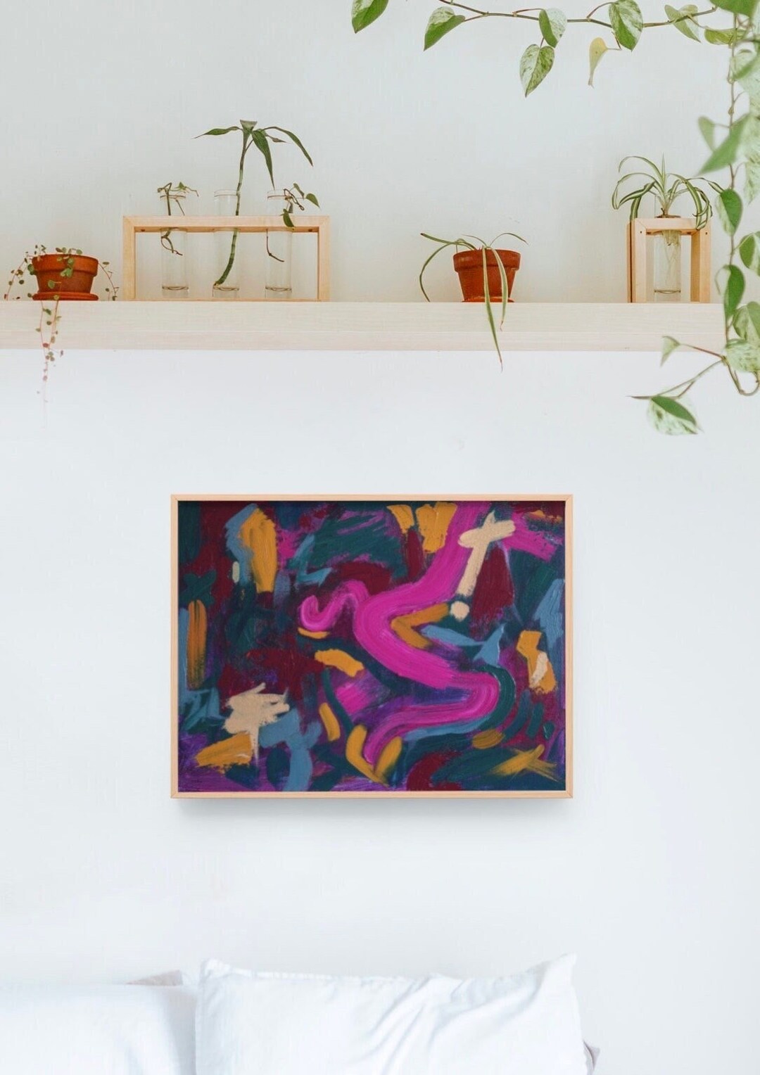 Missed Connection No.2 Canvas Print - Abstract Art Home Decor Art - Etsy