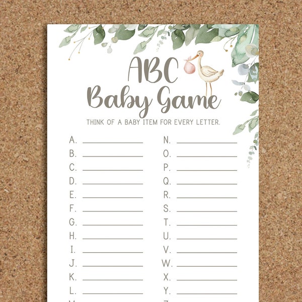 Stork Baby Shower - Etsy