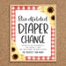 Blindfolded Diaper Change Game Diaper Games Baby is Brewing Beer and ...