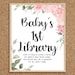 Babys First Library Sign Baby Shower Guestbook Sign Books for Baby Pink ...