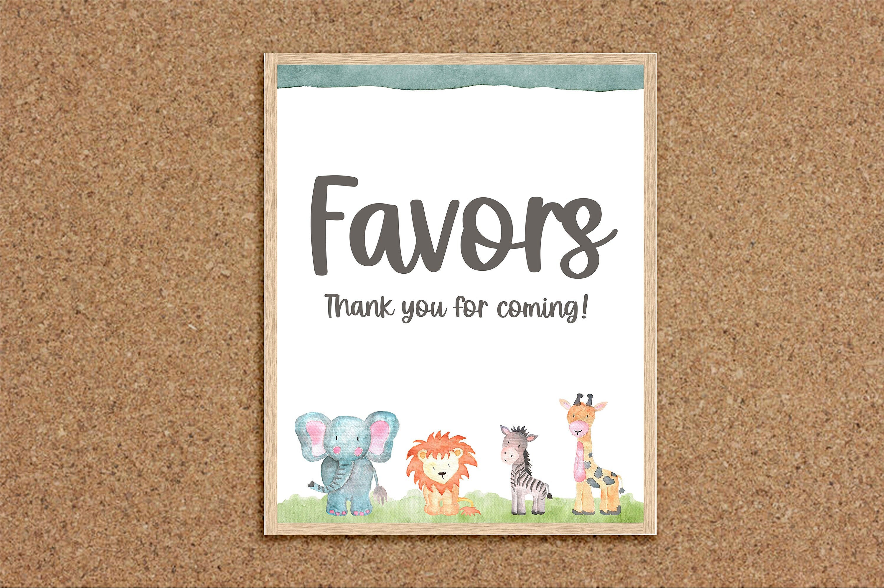Favor Table Sign Please Take One Sign Favors Sign for Baby - Etsy