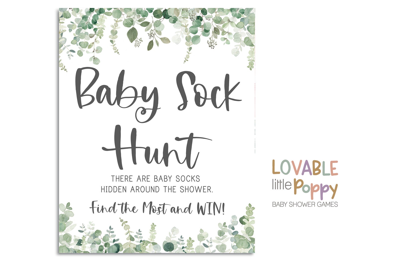 Baby Sock Hunt Baby Sock Game Sock Hunt Find the Baby Socks Printable ...