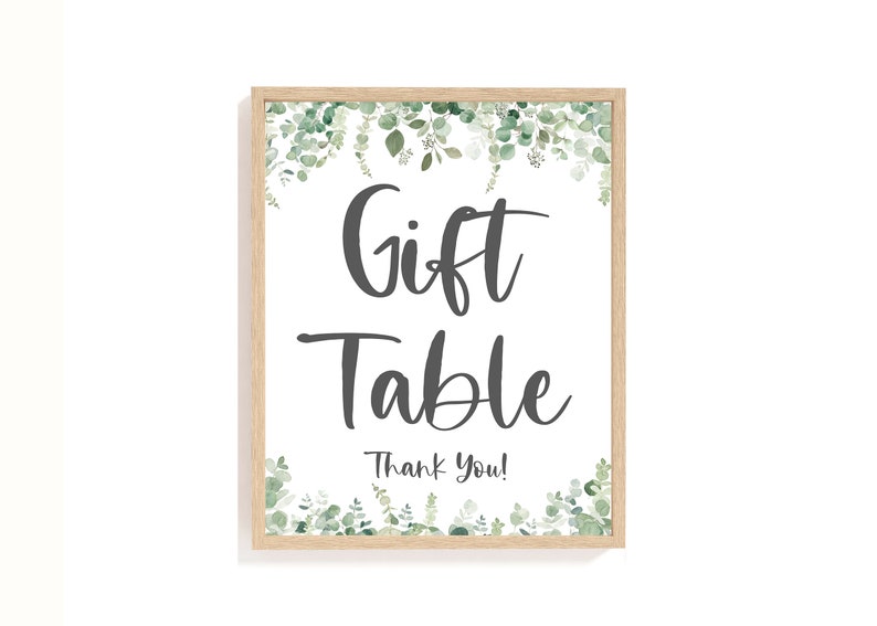 Gift Table Sign Baby Shower Gift Table Sign Sign for Gift - Etsy