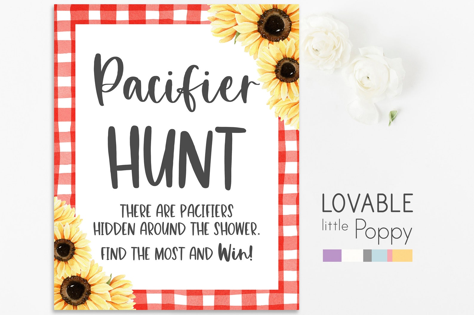 Pacifier Hunt Game Pacifier Hunt Find the Pacifier Game Baby-q Baby ...