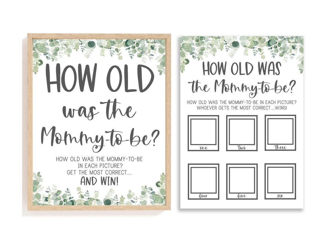 How Old is the Mom to Be How Old Was Mom to Be How Old the - Etsy