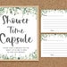 Time Capsule Sign Baby Shower Time Capsule Baby Time Capsule Card ...