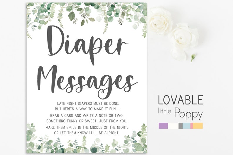Diaper Messages Late Night Diapers Late Night Diaper Sign Diaper ...