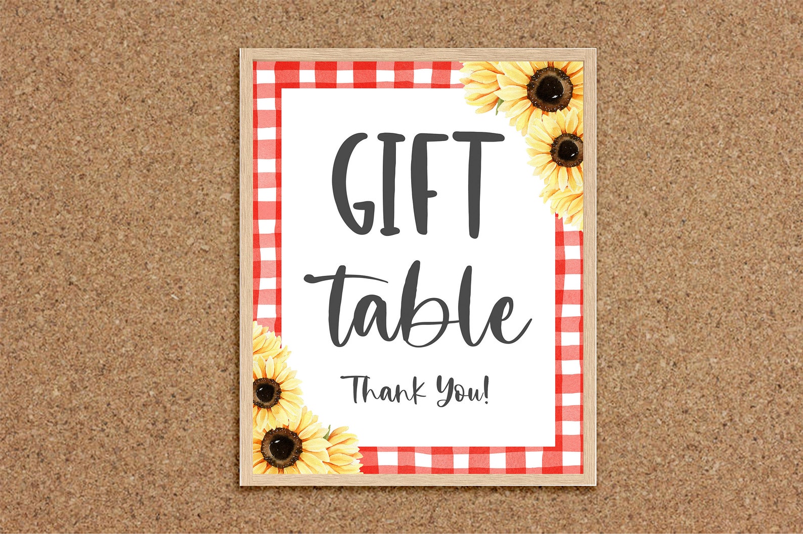 Gift Table Sign Baby Shower Gift Table Sign Barbecue Shower - Etsy