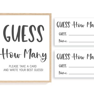 Guess How Many Guess How Many Kisses Guess How Many Printable Gender ...