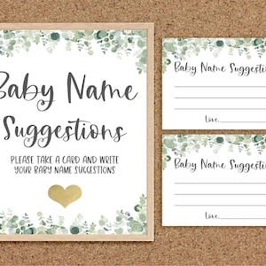 Baby Name Suggestions Baby Name Ideas Baby Name Suggestion | Etsy