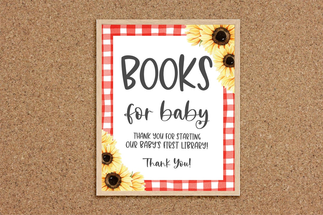 Books for Baby Sign Baby's Library Books for Baby Book Request for Baby ...