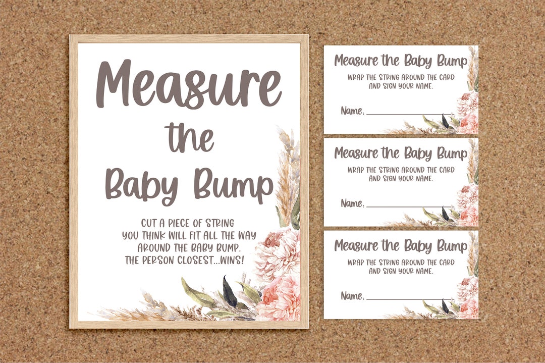 Measure Mommy's Belly Game How Big is Mommy's Belly Mommys Belly Size ...