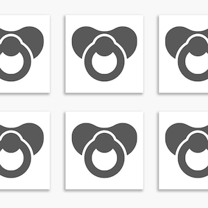 Pacifier Hunt Game Pacifier Hunt Find the Pacifier Game Greenery Baby ...