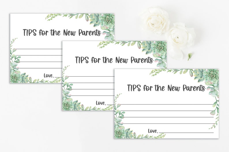 Advice for New Parents Advice for Parents to Be Cards Wishes | Etsy