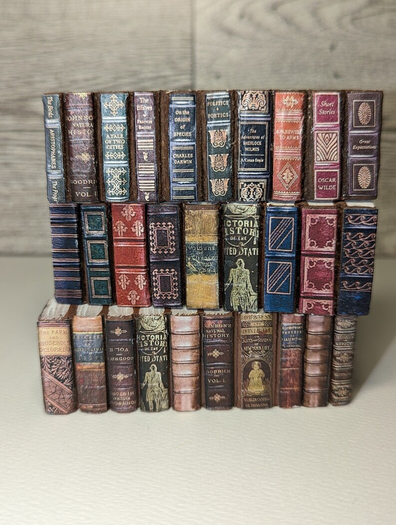Mini Book Set - Etsy