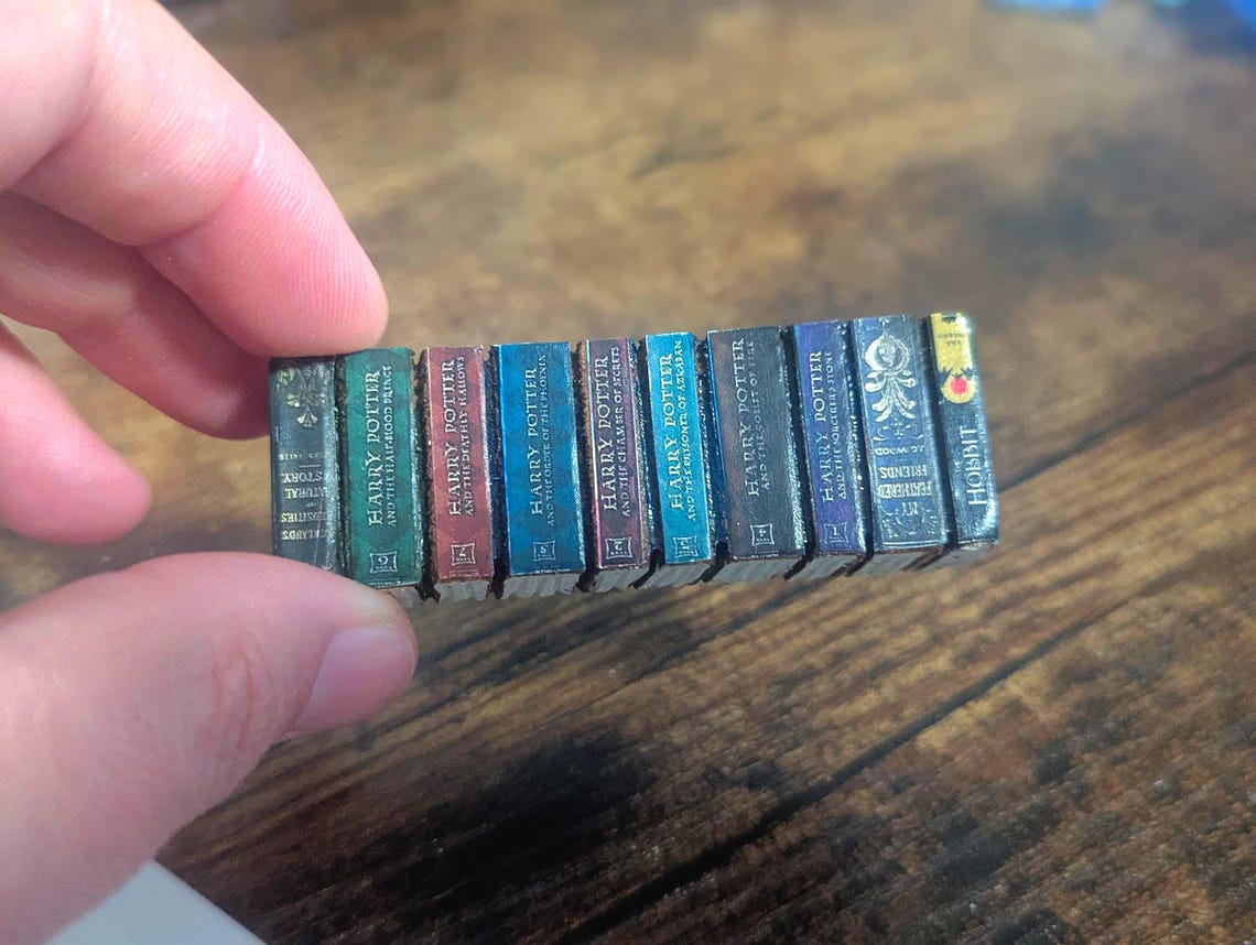 Mini Book Set - Etsy