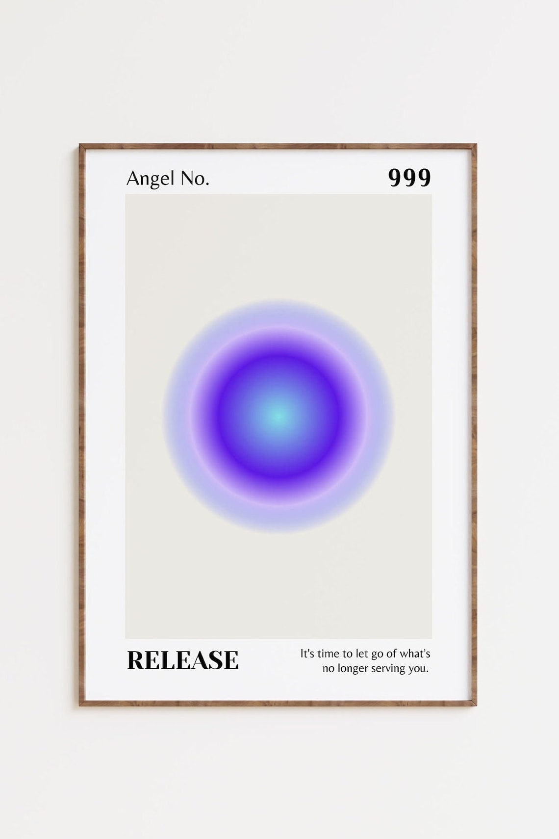 Trendy Angel Number Numerology 999 Law of Attraction Print - Etsy