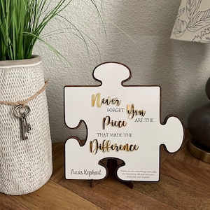 Personalized Retirement Puzzle Piece Gift: Farewell Keepsake - Etsy