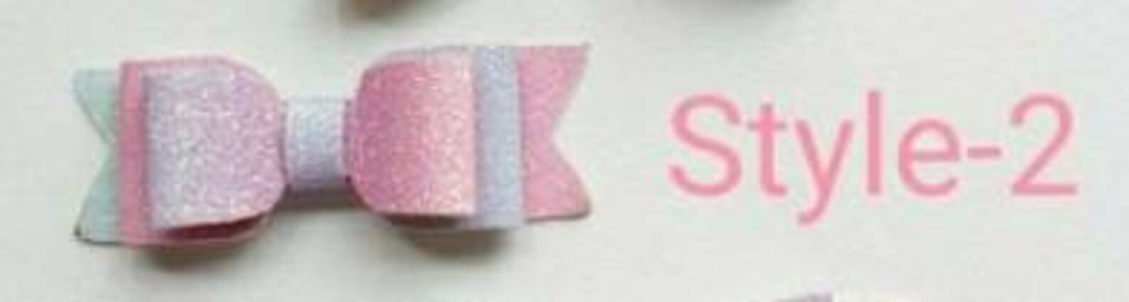 Style 2 Hair Bow Template Bow Cut File Faux Leather || Studio3, SVG ...