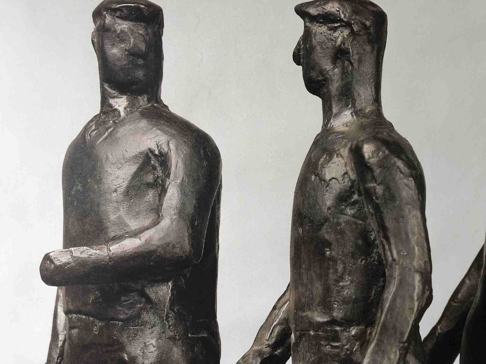 Großes Original Poster, Karl Geiser, Kunsthaus Zürich, 1988, Plastiken ...