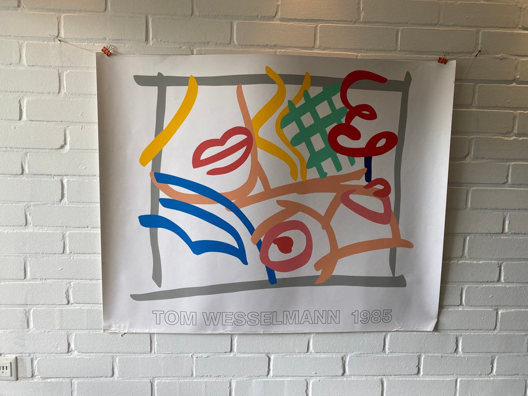 Original Poster, 1988, Tom Wesselmann, Vintage, Woman, Pop Art, New ...