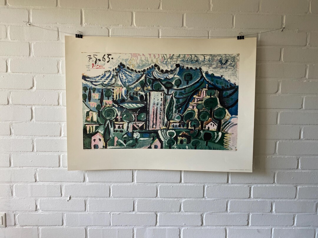 Original Poster, Pablo Picasso, Landscape, SPADEM, Piper, Print ...