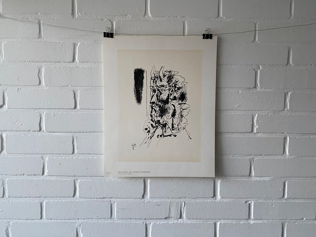 Original Poster, 1983, Pablo Picasso, Verlag Der Kunst, Poèmes Et ...