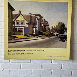 Original Poster, Edward Hopper, Street Scene, Gloucester, Cincinnati ...
