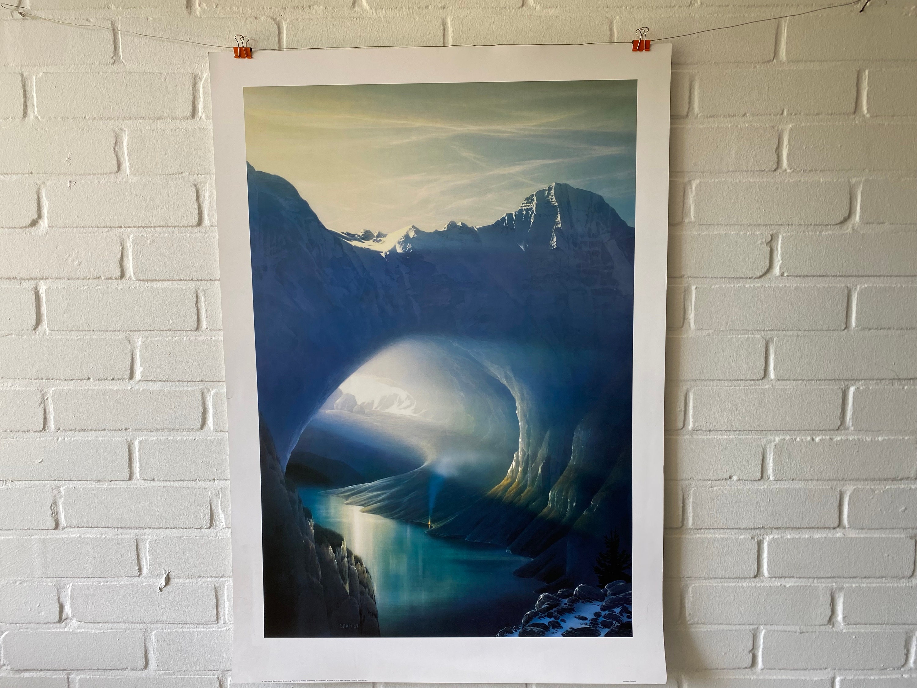 Original Poster, 1989, Hans Werner Sahm, Nordwest Passage, Andreas ...