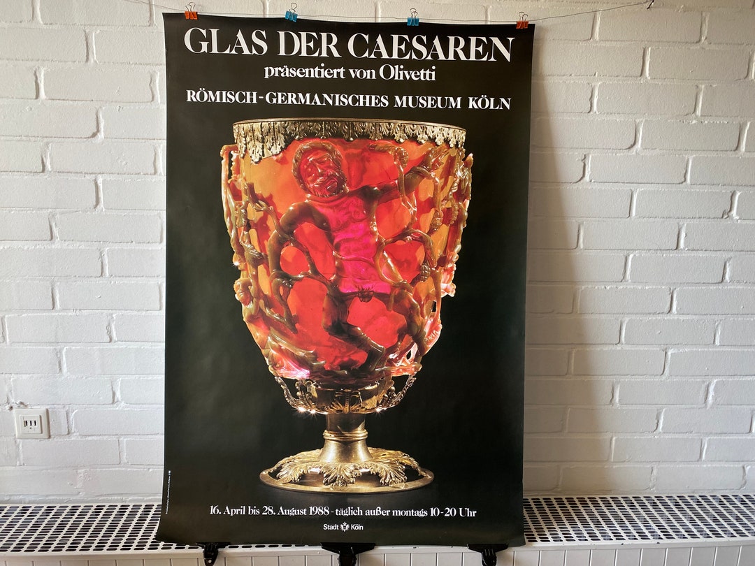 Large Original Poster, Glass of the Caesars, 1988, Röm-germ Museum ...