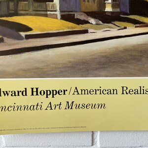 Original Poster, Edward Hopper, Street Scene, Gloucester, Cincinnati ...