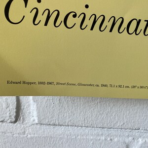 Original Poster, Edward Hopper, Street Scene, Gloucester, Cincinnati ...