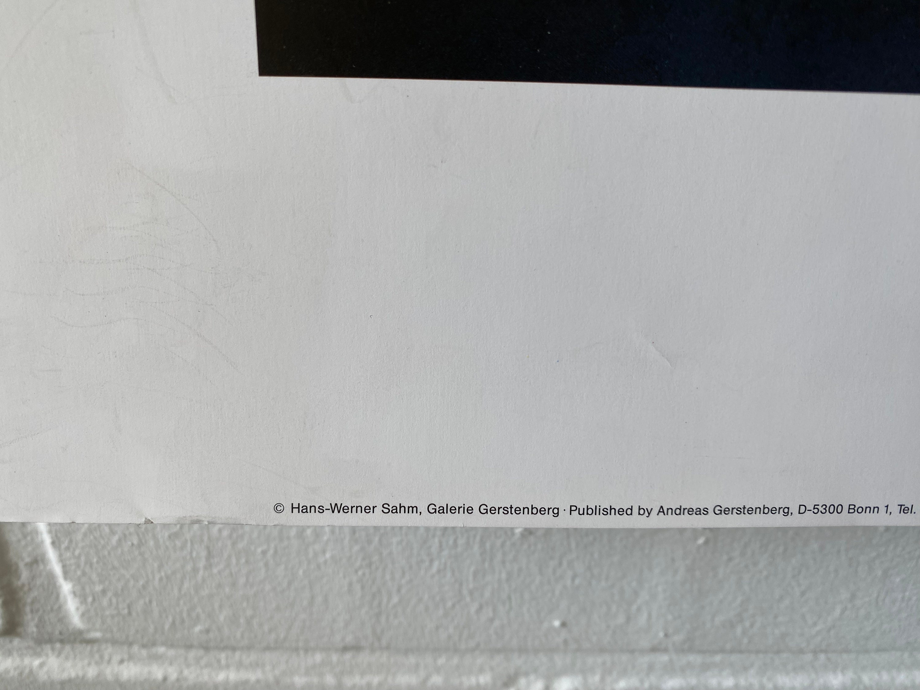 Original Poster, 1989, Hans Werner Sahm, Nordwest Passage, Andreas ...