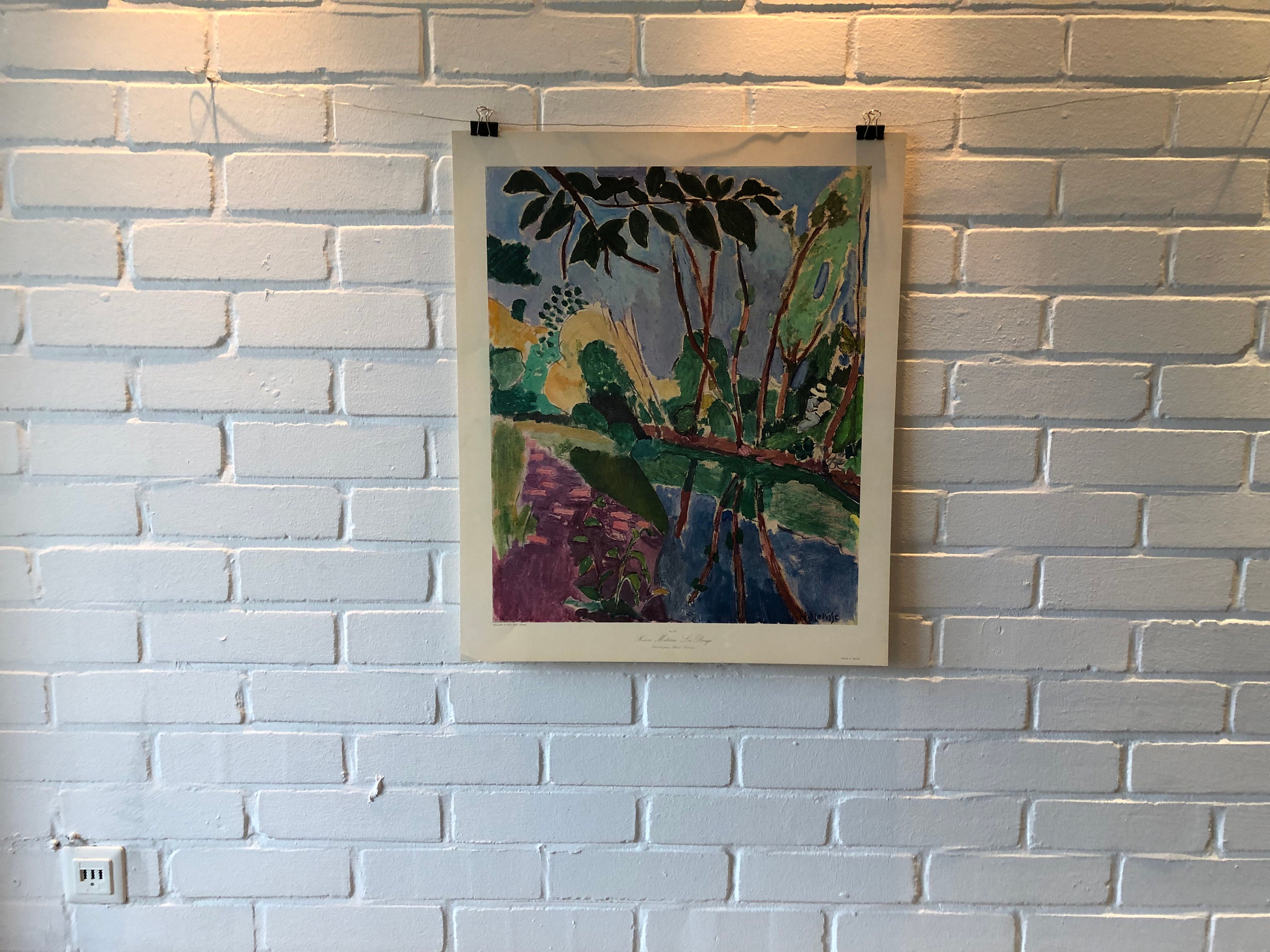 Original Poster, Henri Matisse, La Berge, Kunstmuseum Basel, Max Jaffé ...