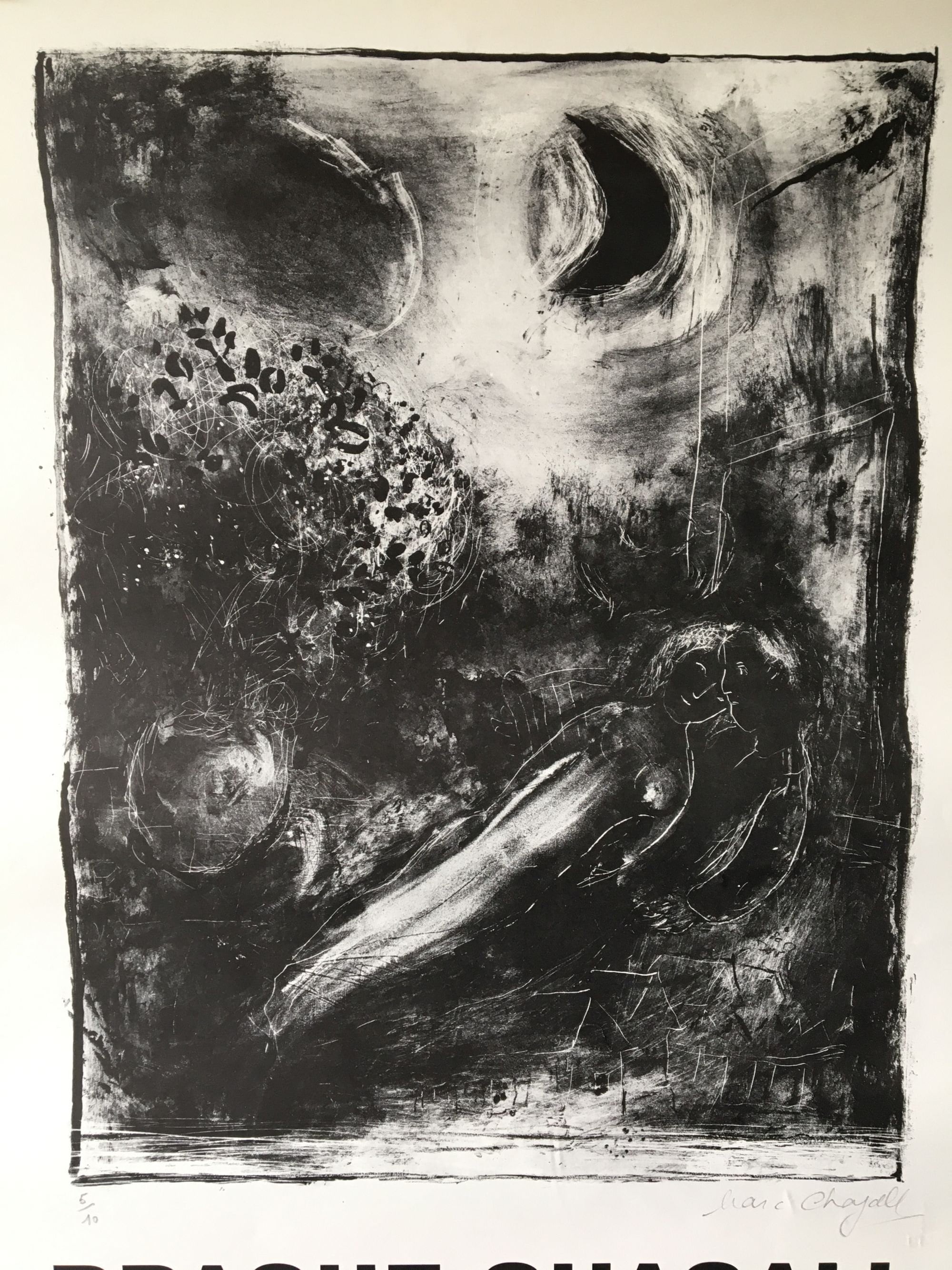 Original Poster 1965 Braque Chagall Art Artist Sketch Retro Drawing ...