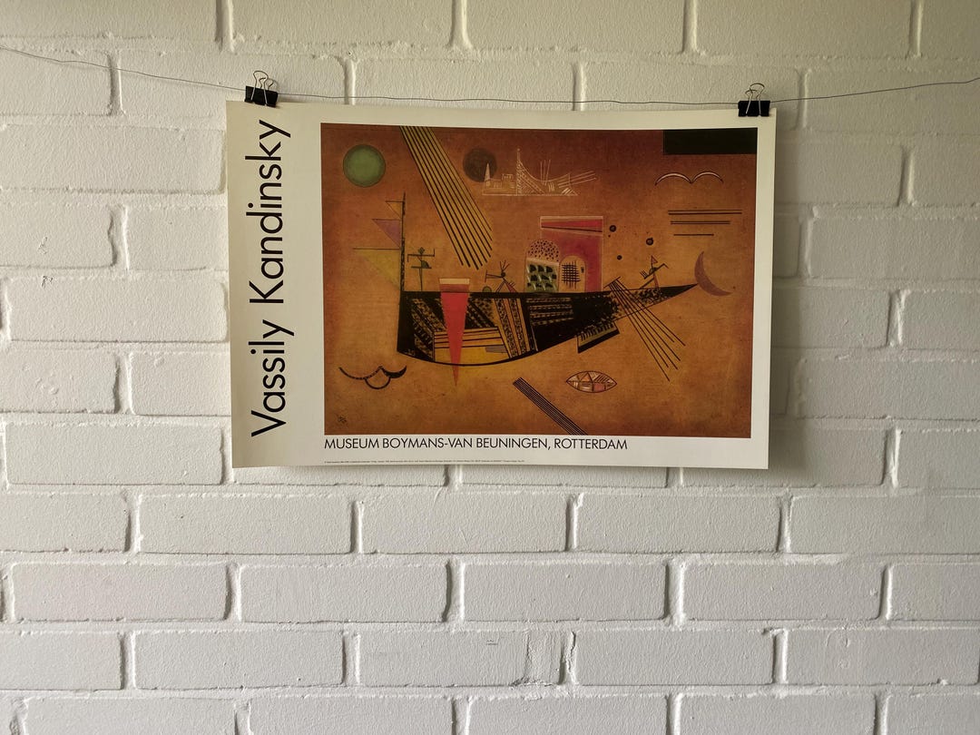 Original Poster, Vassily Kandinsky, Humorous, Museum Boyman-van ...