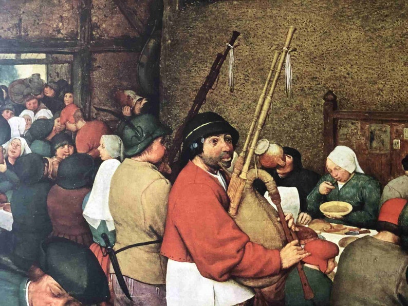 Original Poster, 1982, Pieter Bruegel the Elder, Peasants, Wedding ...