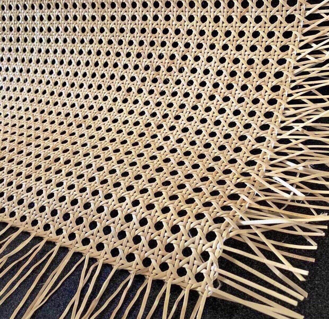 20 Natural Hexagon Rattan Open Cane Webbing Open Rattan - Etsy
