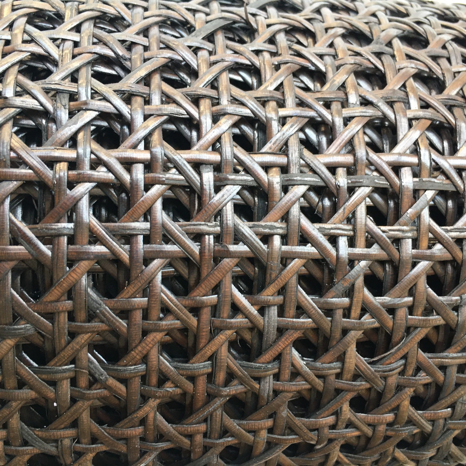 Rattan Dark Chocolate Open Weave Black Color Woven Cane - Etsy