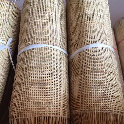 Natural Rattan Square Cane Webbing Woven Rattan Mesh Square - Etsy UK